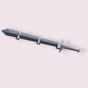 Adventure Time Fionna's Crystal Sword | Fionna and Cake Sword Prop ...