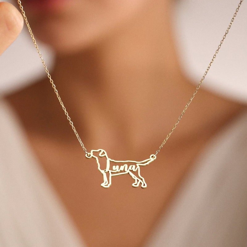 Dog Necklace - Etsy
