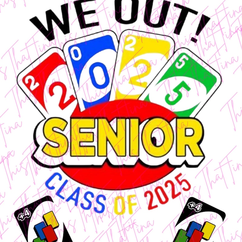 Senior Uno Out Design - Etsy