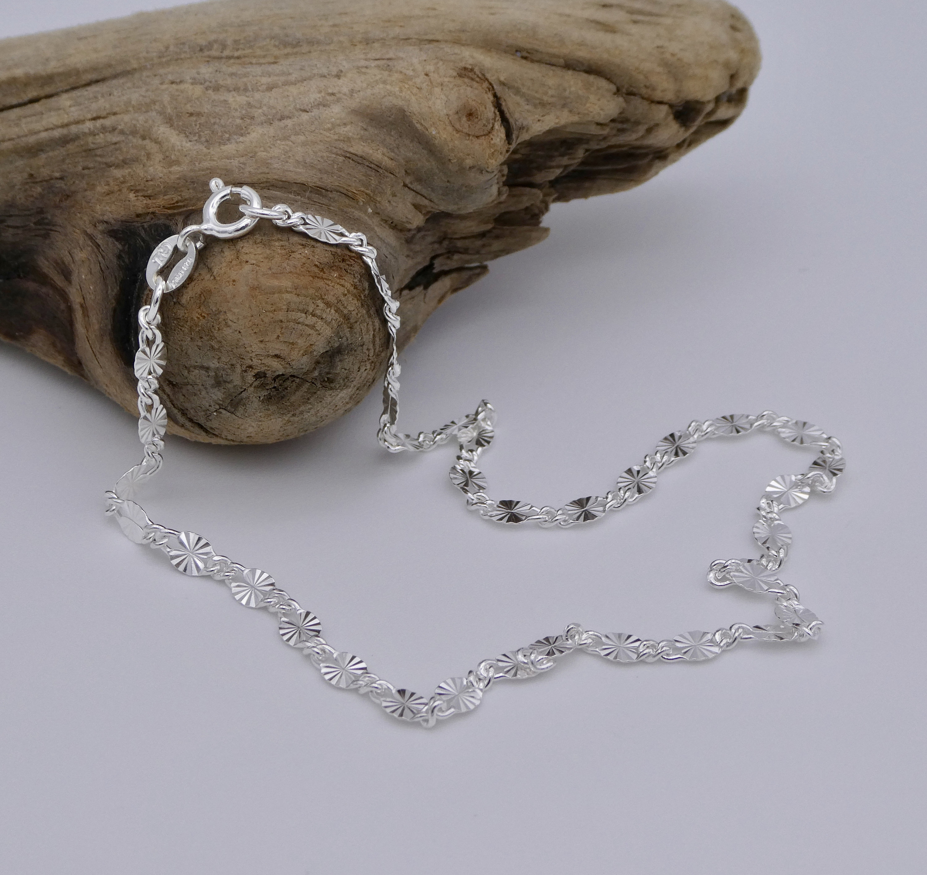 925 Silver Flower Anklet, Sterling Silver Anklet, Dainty Silver Ankle ...