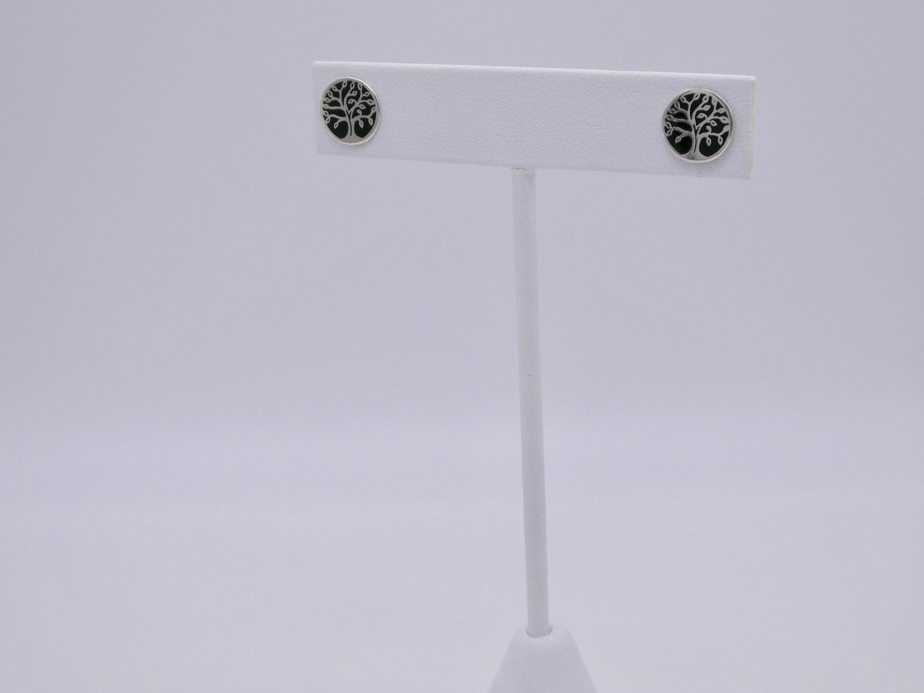 Sterling Silver Tree of Life Studs, Sterling Silver Tree Studs, 925 ...