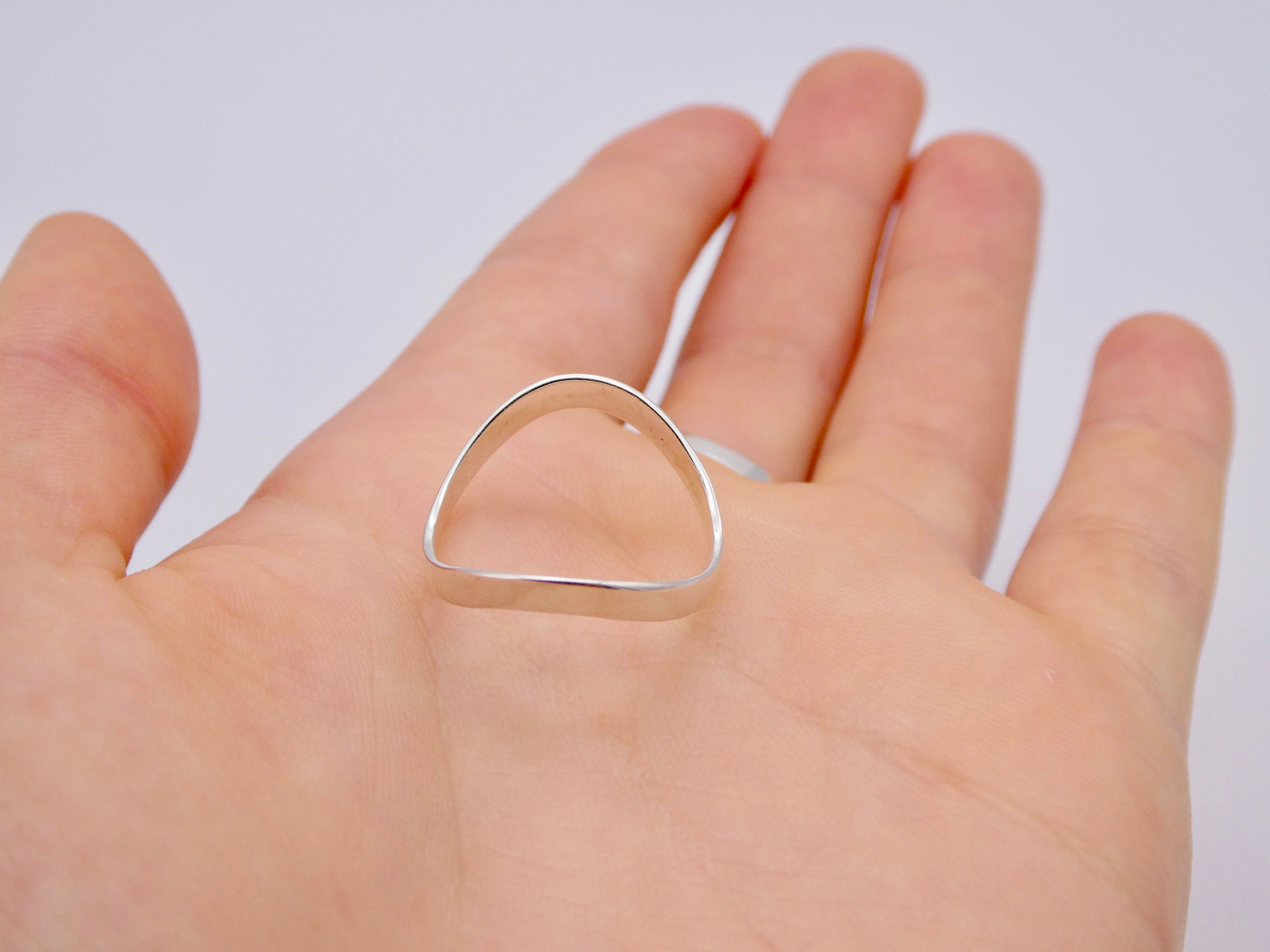 Sterling Silver Thumb Ring 925 Silver Thumb Ring Band Plain | Etsy