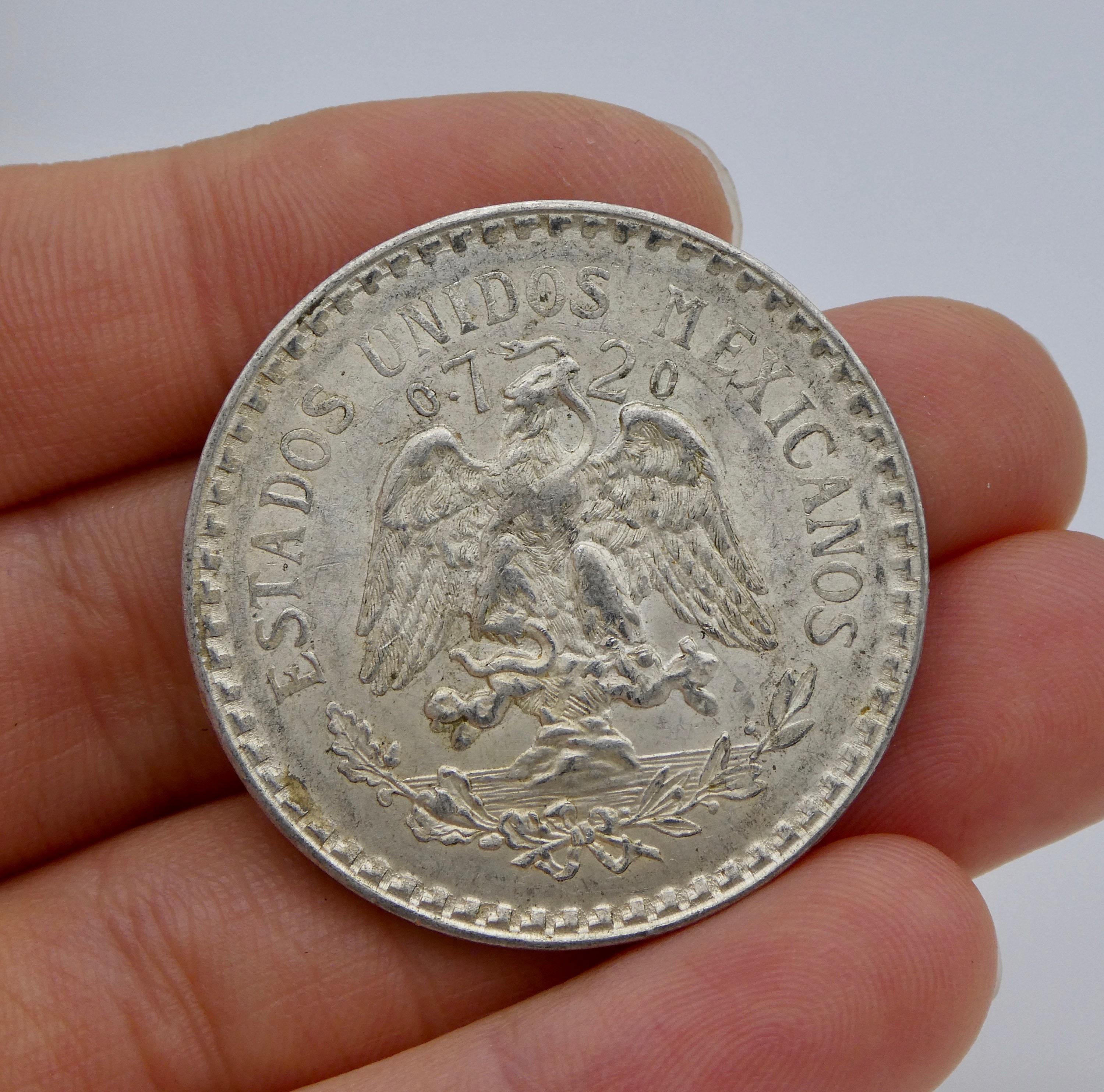 1926 Mexican Peso Silver Coin Un Mexican Peso 0 720 Silver 1926