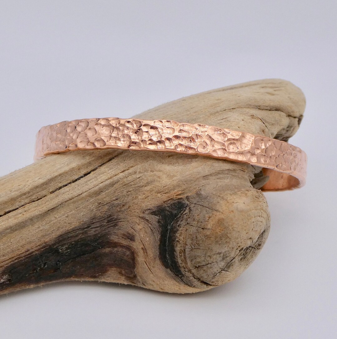 Hammered Copper Cuff Bracelet, Hammered Copper Bracelet, Unique Copper ...