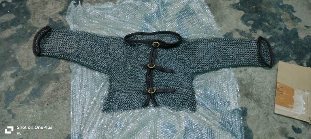 Mild Steel Butted Mail – Chainmail Armor Shirt for Viking, LARP, or SCA ...