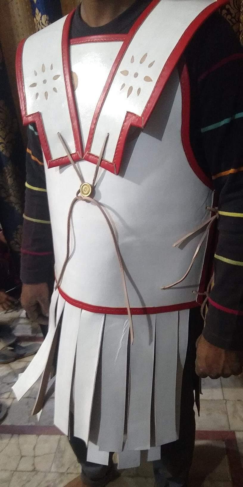 Linothorax,greek Hoplite Leather Body Armour, Roman Greek Reenactment ...