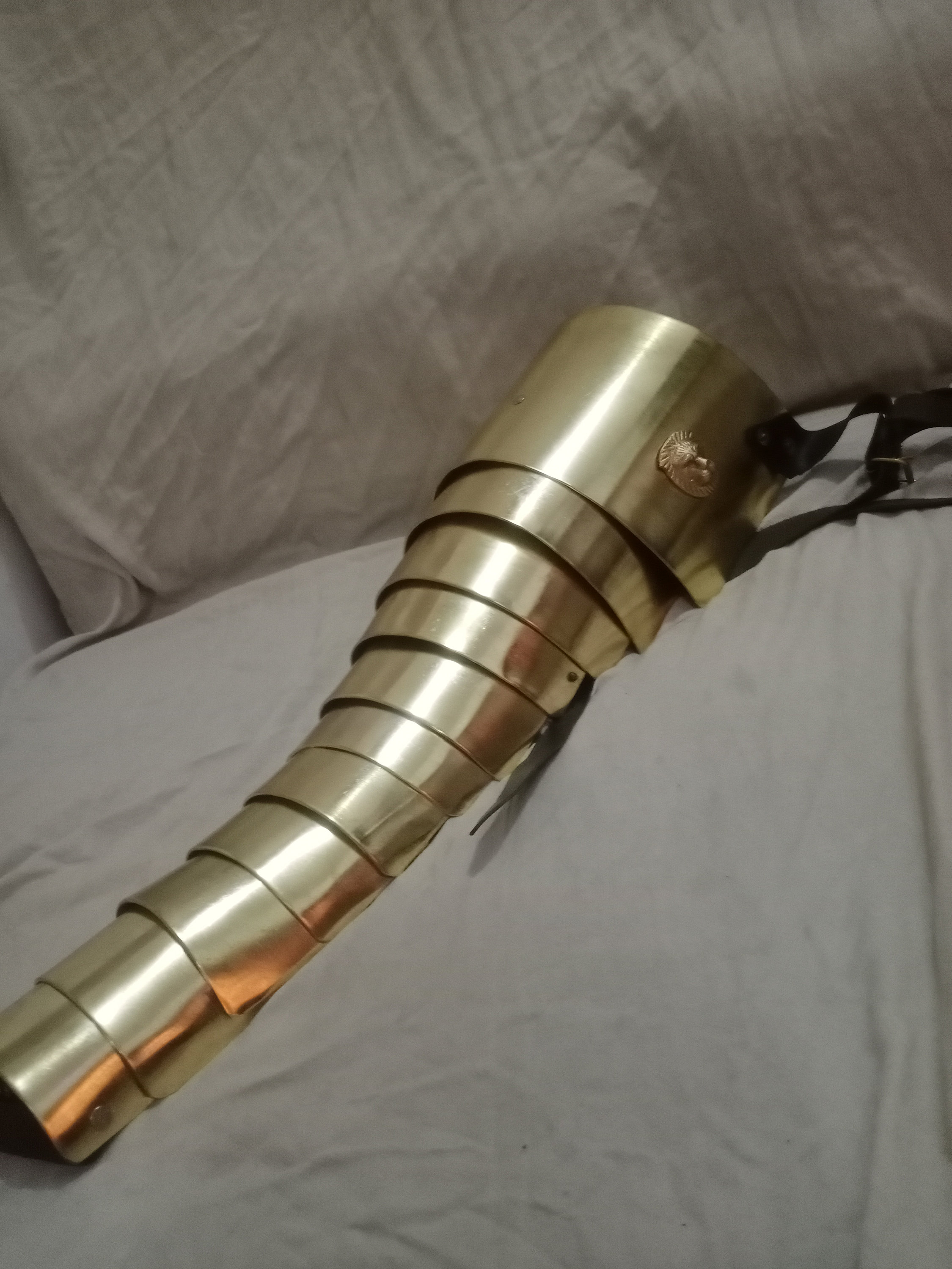 Gladiator Brass Manica 1.5mm,combat Monica,roman Gladiator Monica,gladiator Arm Protection - Etsy