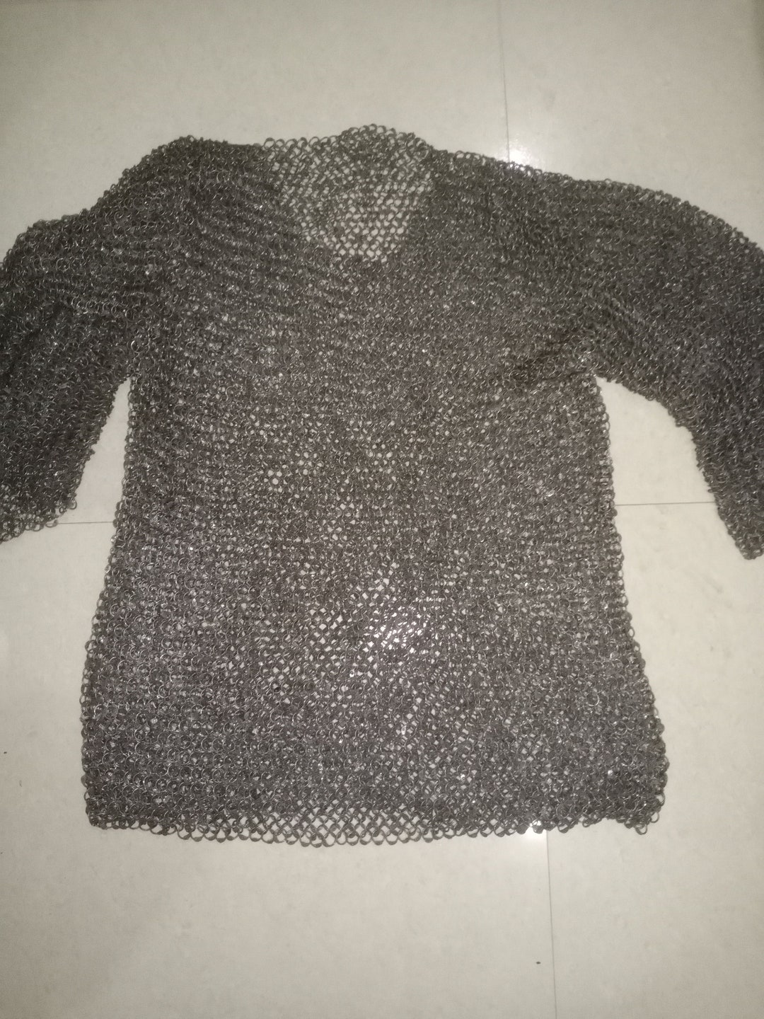 Viking Authentic Wearing Chain Mail,mail for Viking Combat,combat ...