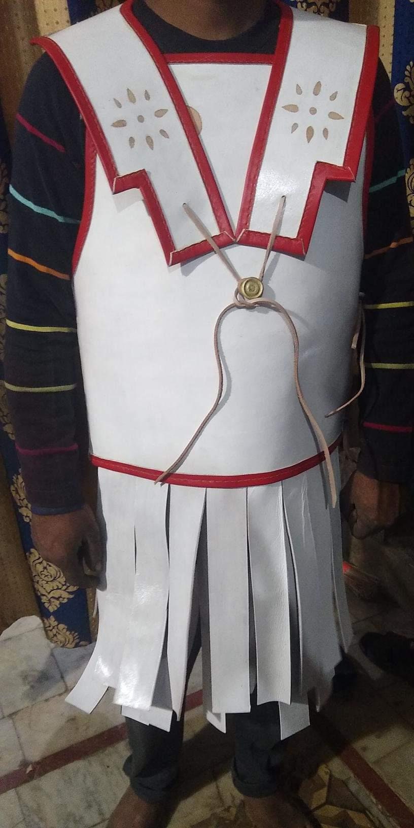 Linothorax,greek Hoplite Leather Body Armour, Roman Greek Reenactment ...