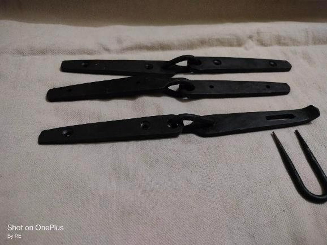 Medieval Iron Hinges With Viking Hasp - Etsy