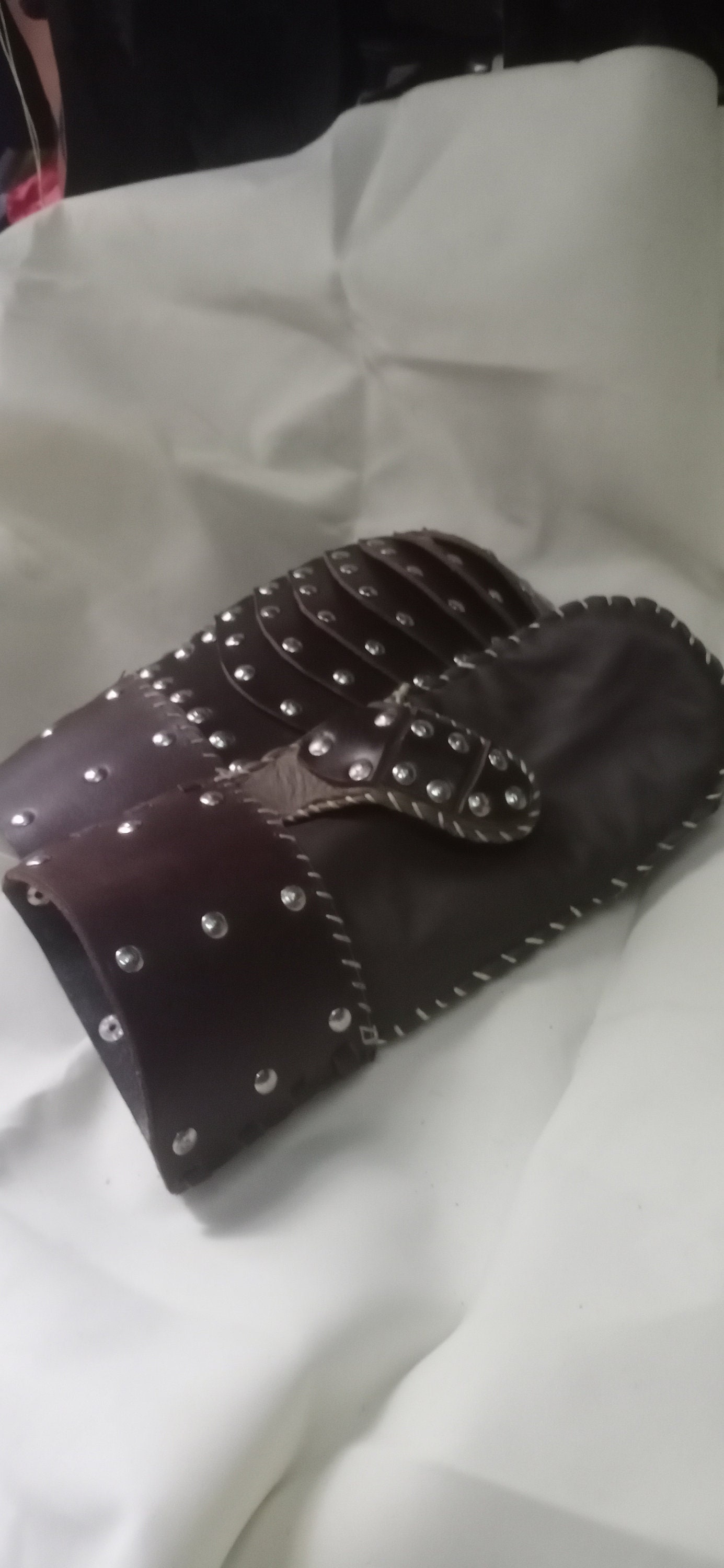 Pair Combat Gauntlets,viking Leather Gauntlets,battle Ready Leather ...