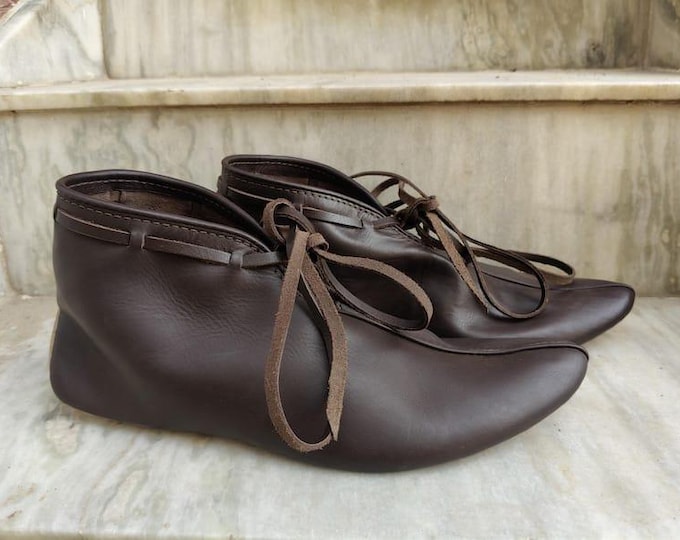 Earthgarden Handmade Enchanted Lace up Knee High Boots Tan Suede With ...