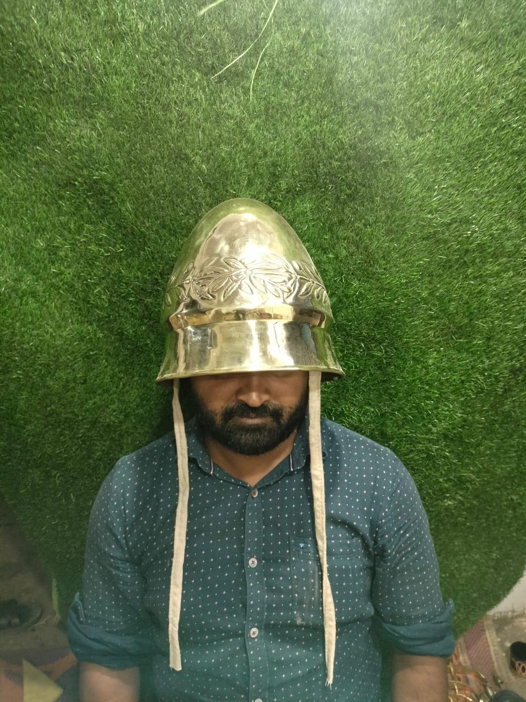 Handmade Pileus/pilos Style Greek Helmet Embossed With Design,roman ...