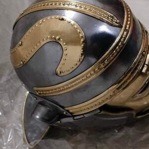 Handmade Imperial Gallic Mask Galea Helmet,roman Helmet With Face Mask ...