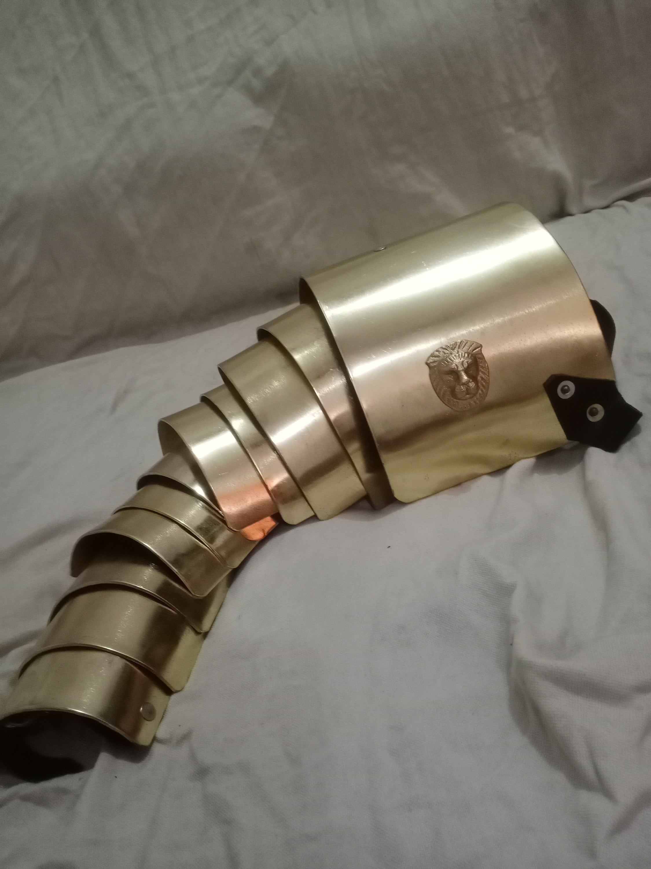 Gladiator Brass Manica 1.5mm,combat Monica,roman Gladiator Monica ...