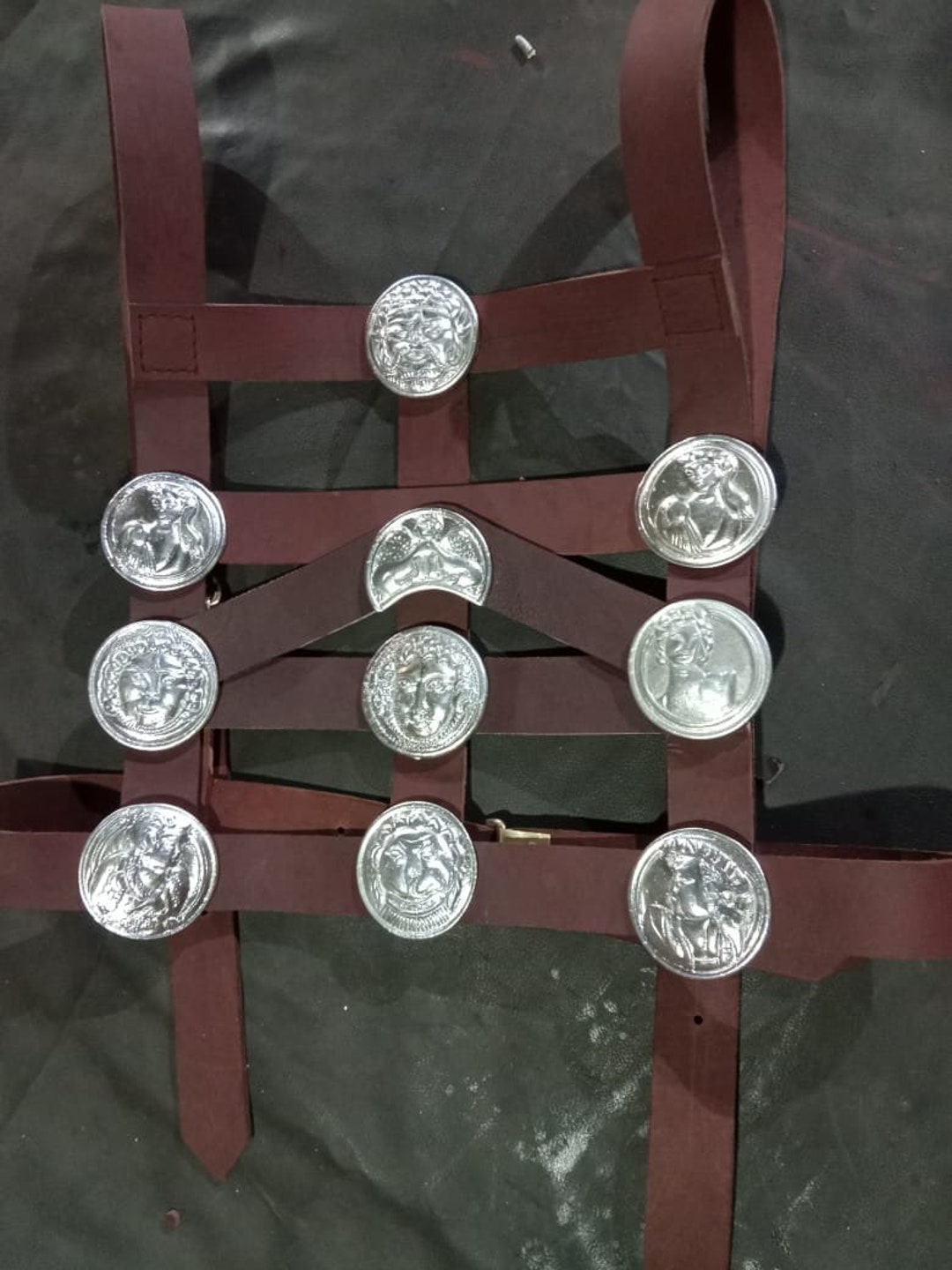Roman Centurion Belt,roman Legion Belt, Phalerae Belt, Legion Belt ...