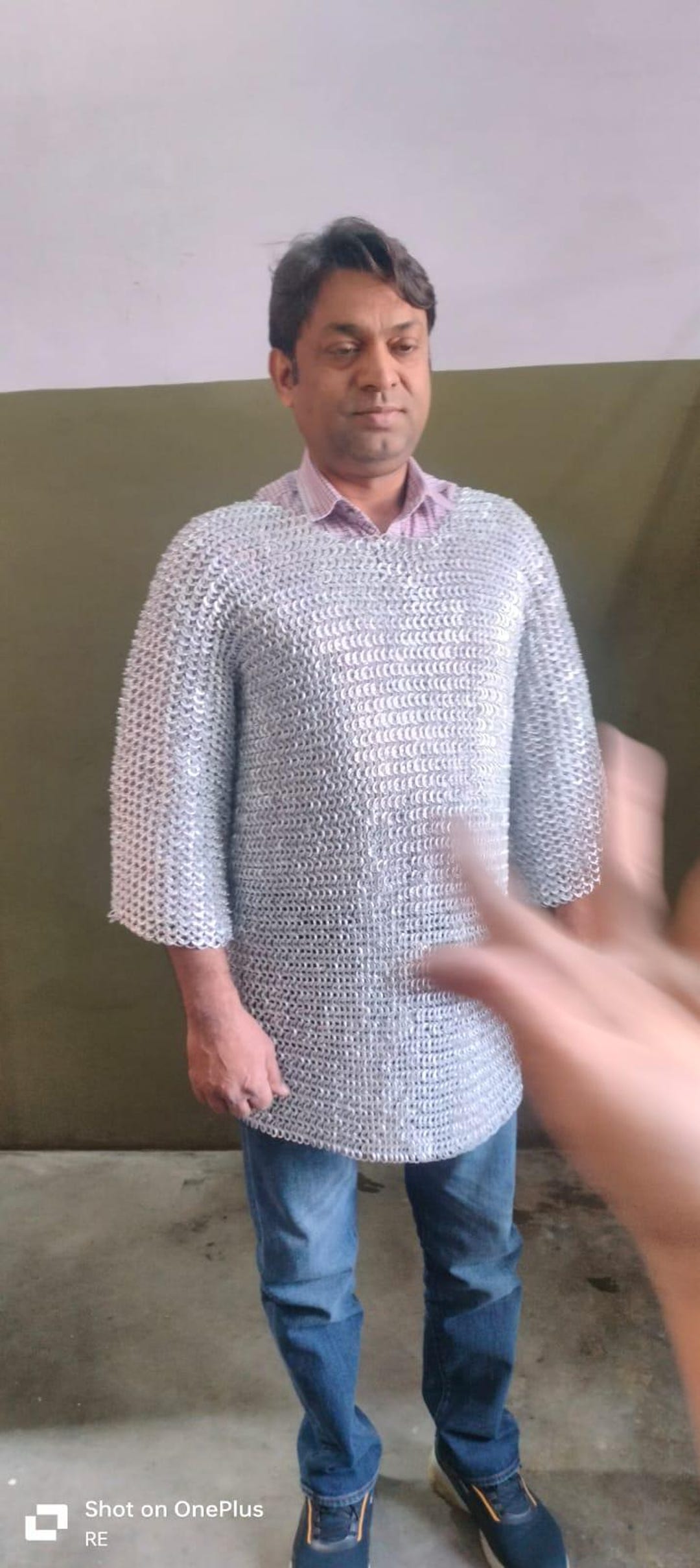 Aluminum Flat Chainmail Shirt With Solid Ring,10mm Aluminium Shirt ...