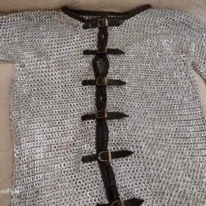 Aluminium Flat Riveted Chainmail With Solid Rings – Lightweight Cosplay ...