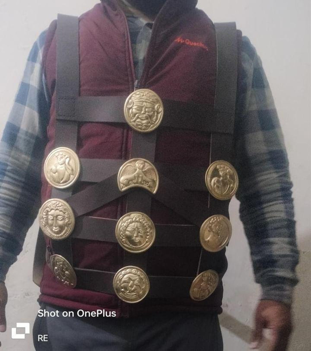 Roman Centurion Lauersfort Phalerae Belt – Cold Cast Legionnaire Belt ...