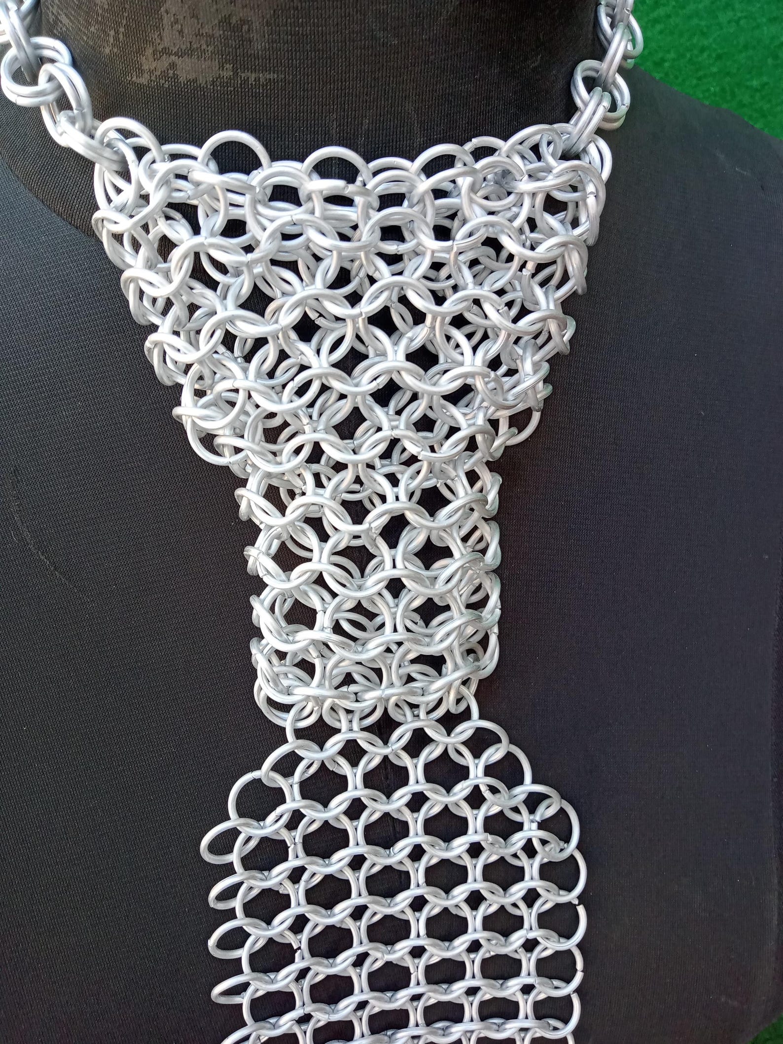Handmade Aluminium Chainmail Tie – Cosplay LARP Costume Neckwear - Etsy