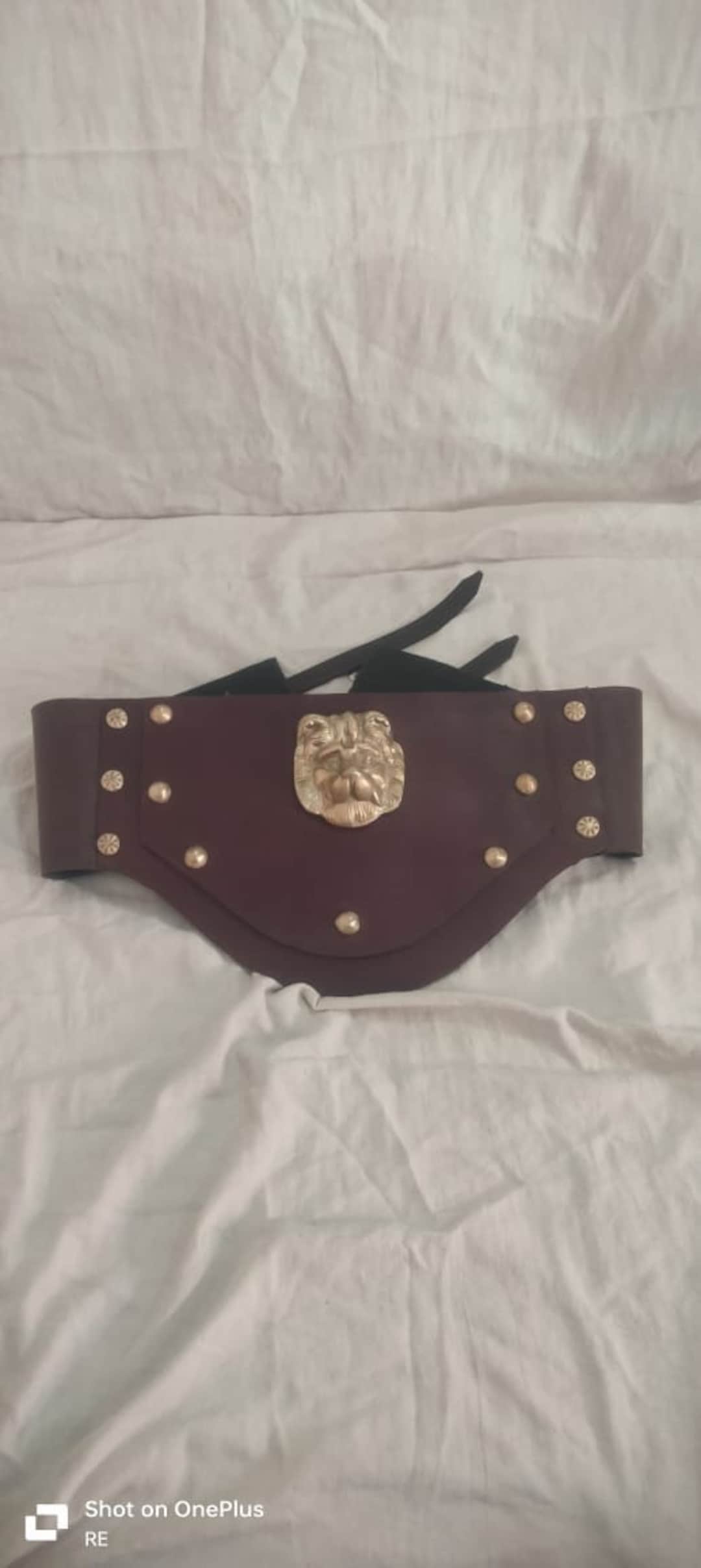 Loin Face Gladiator Belt, Battle Ready Belt, Halloween Costume Belt ...