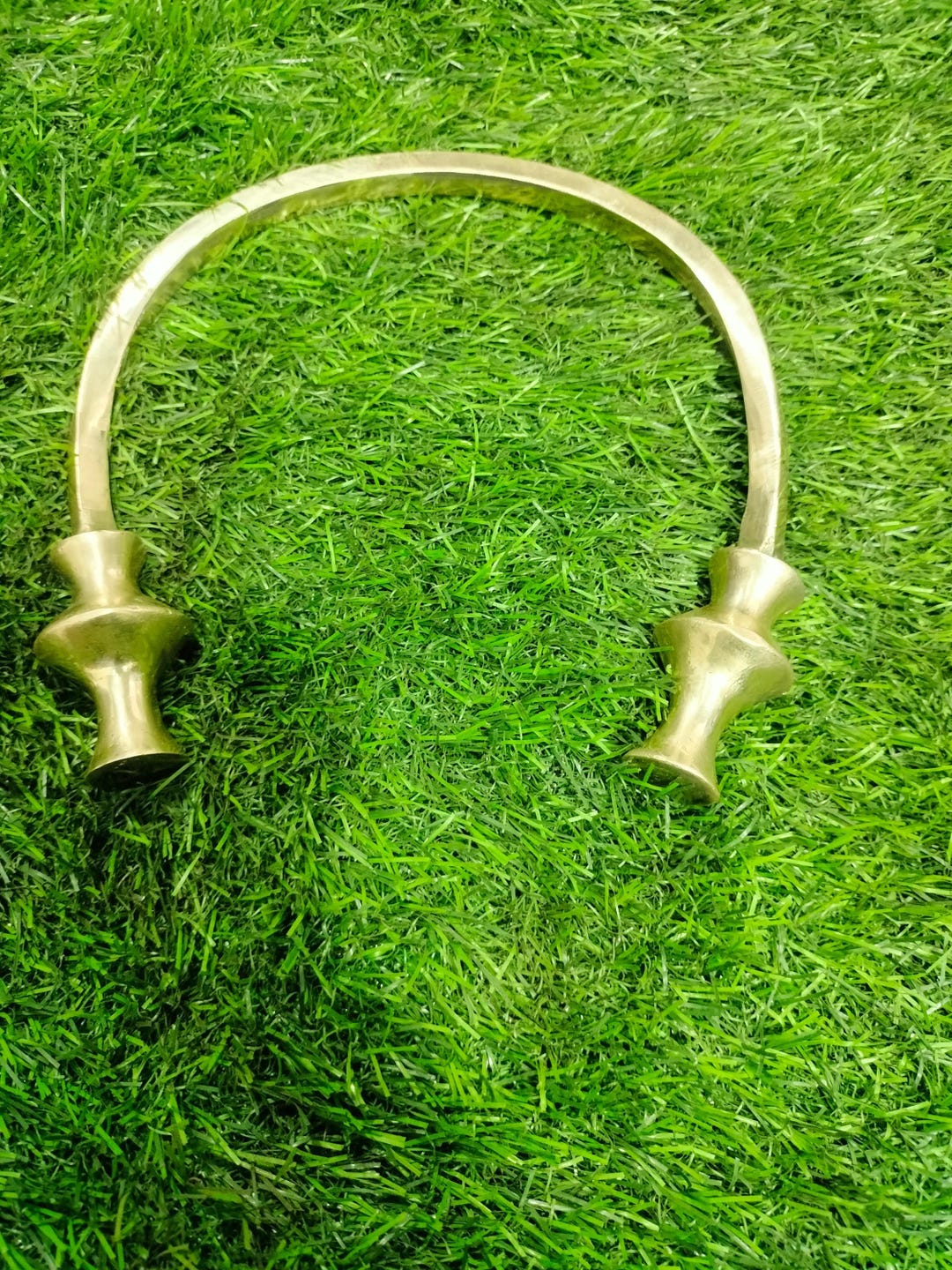 Medieval Brass Torc – Handcrafted Celtic Viking Neck Ring for LARP or ...