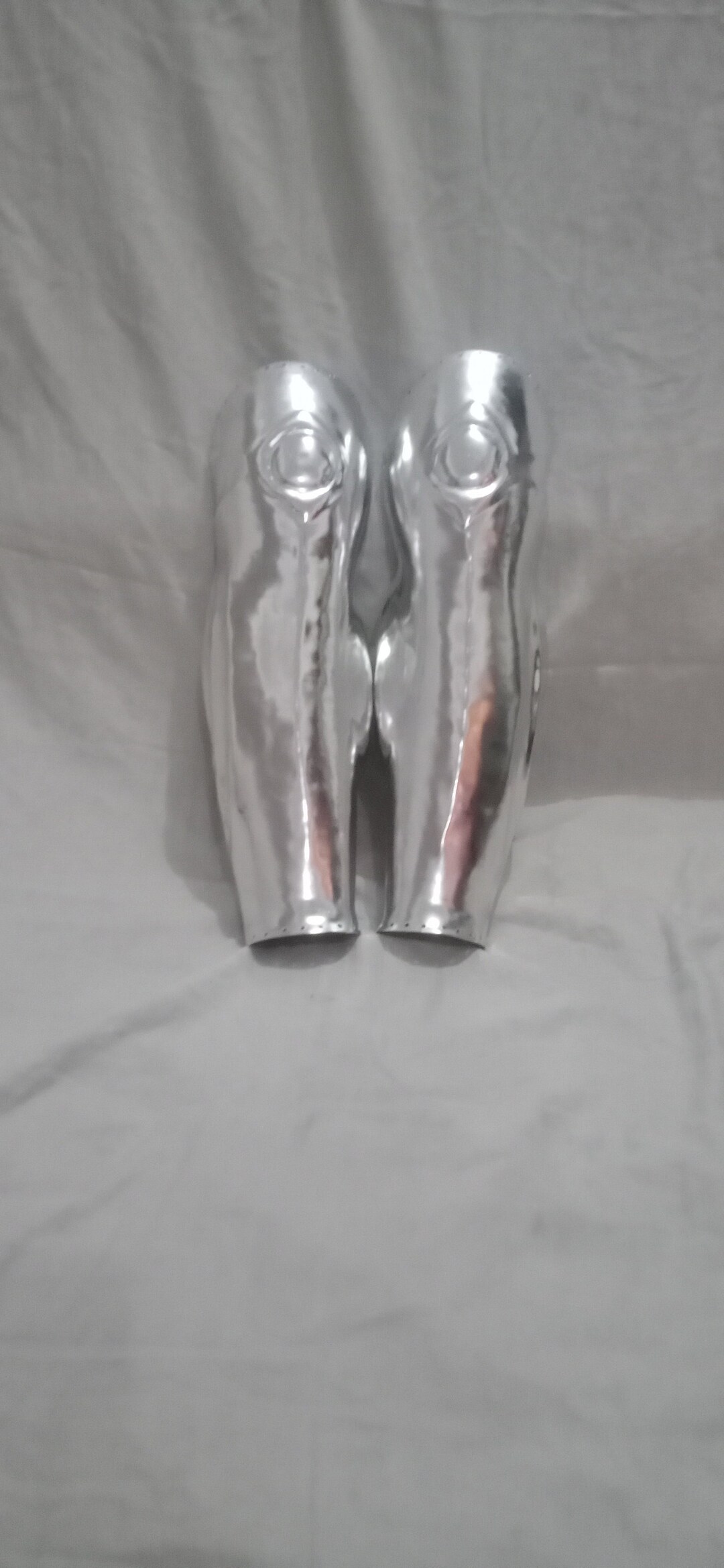 Handmade Roman Brass Greaves With Silver Plated - Etsy