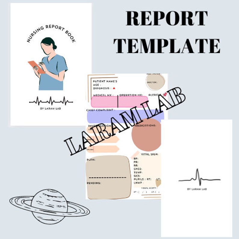 Nursing Report Book - Etsy