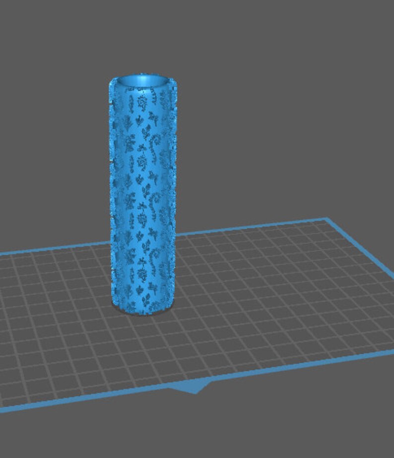 Floral Textured Roller STL Seamless Polymer Clay Pattern Icing Texture ...