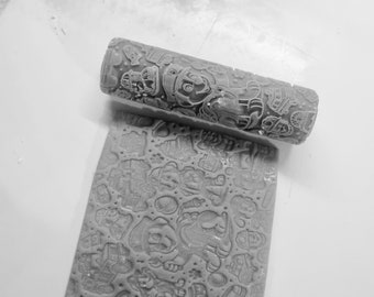 Forest Seamless Polymer Clay Texture Roller Digital STL File - Etsy