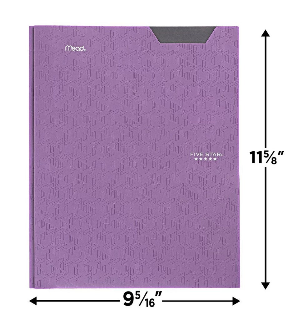 Embroidered Applique Folders, Back to School, B2S, 2 Pocket-3 Prong ...