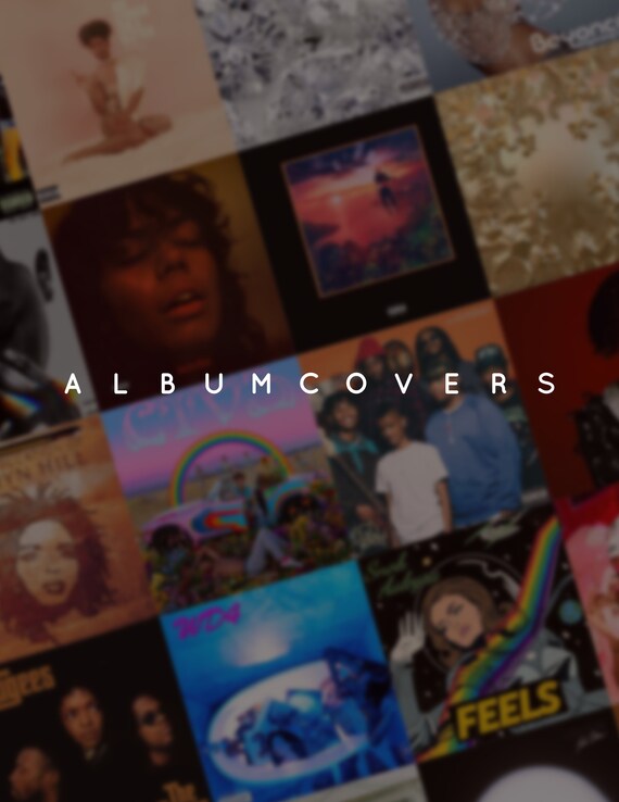 120pc DIGITAL Album Cover Wall Collage Kit - Etsy