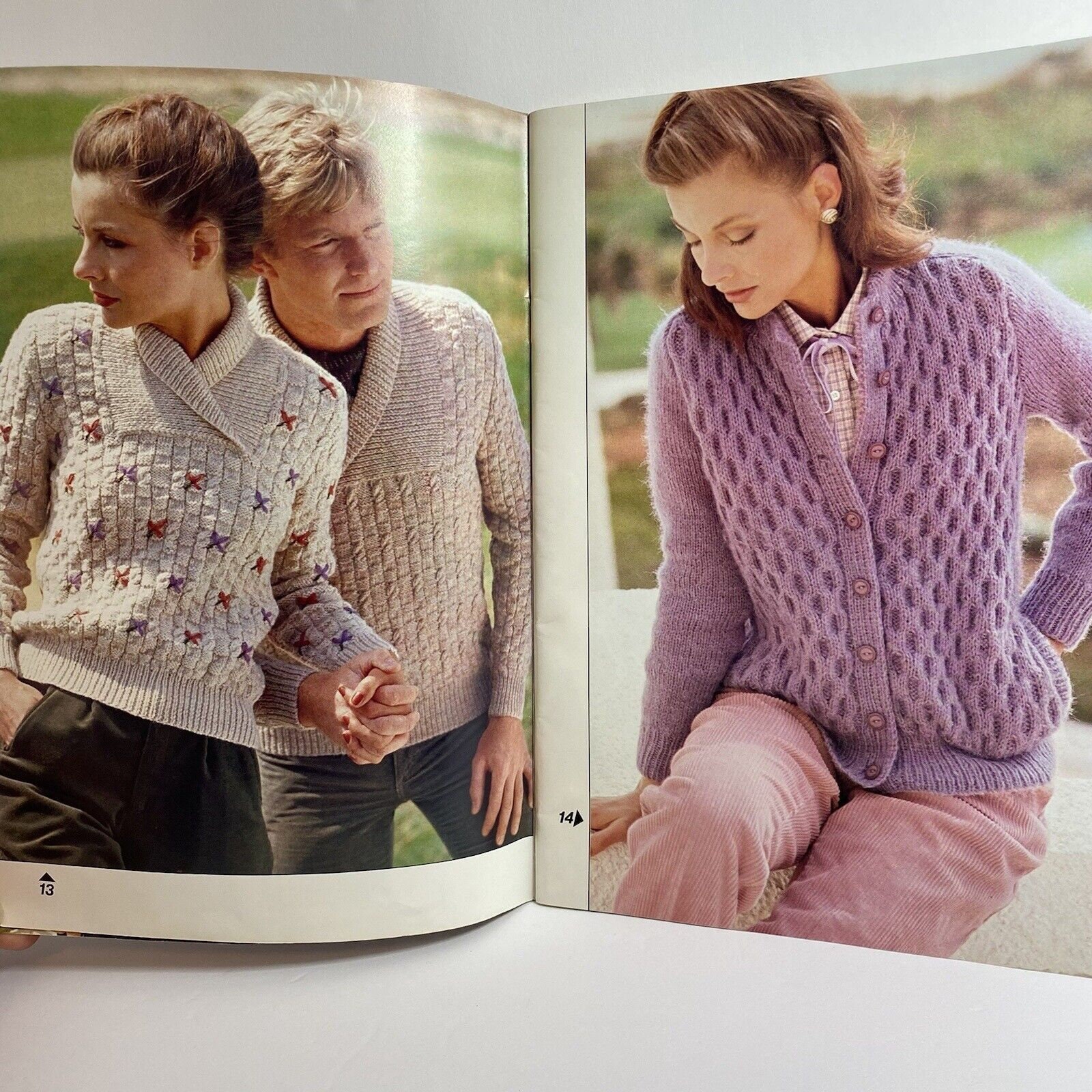 Vintage Patons Knitting Pattern Book Fashion Knits 1982 Hand Knit 42 ...