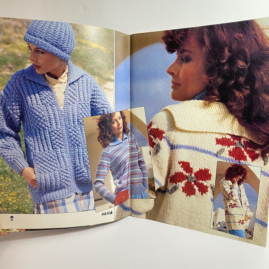 Vintage Patons Knitting Pattern Book Fashion Knits 1982 Hand Knit 42 ...
