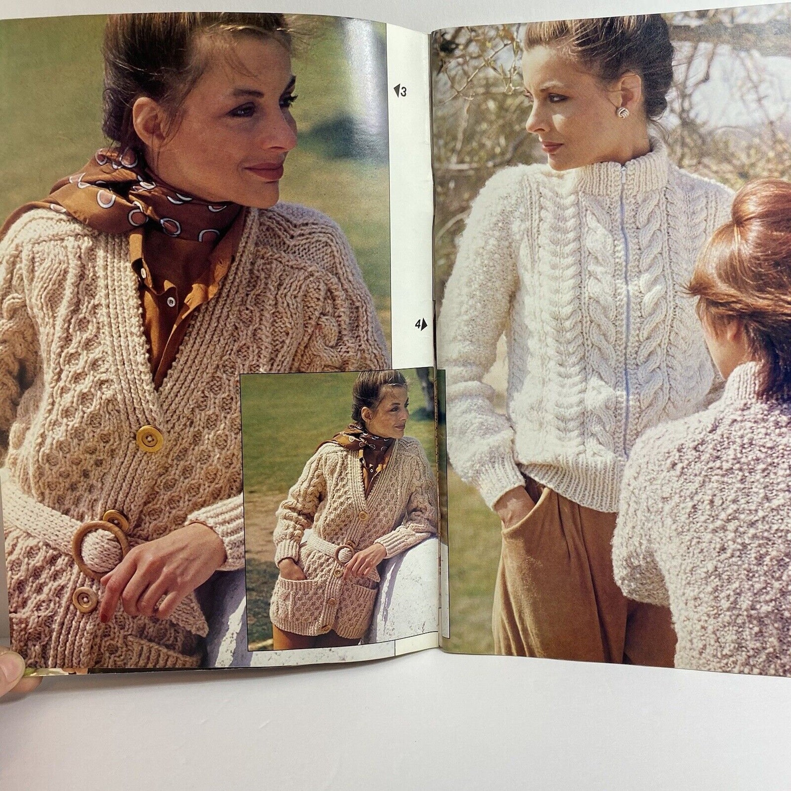 Vintage Patons Knitting Pattern Book Fashion Knits 1982 Hand Knit 42 ...