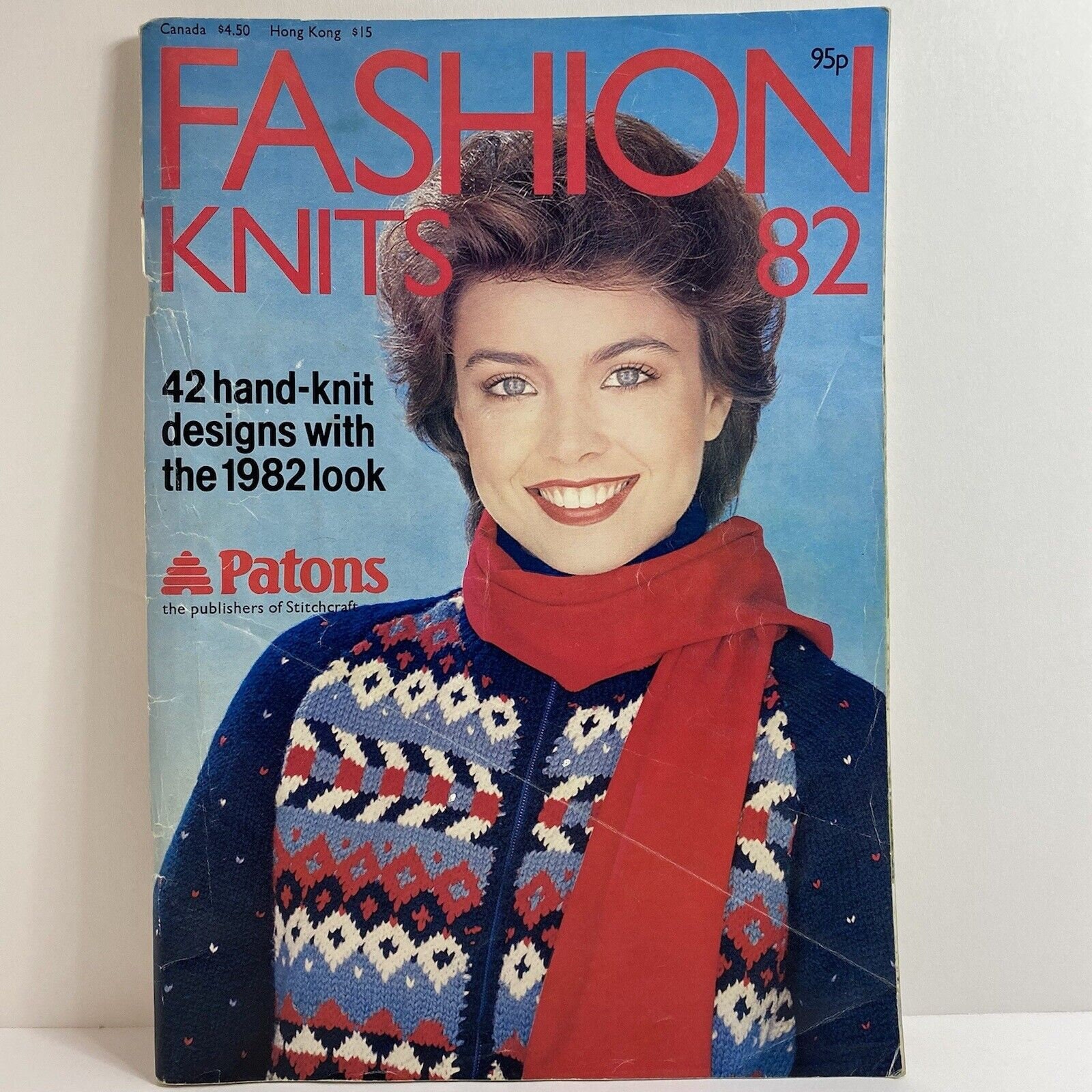 Vintage Patons Knitting Pattern Book Fashion Knits 1982 Hand - Etsy