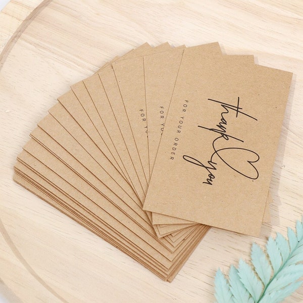 Kraft Paper Cards - Etsy
