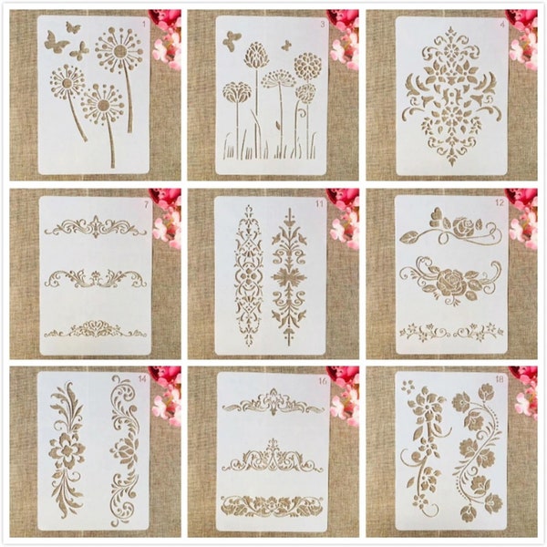 Decorative Wall Stencils - Etsy