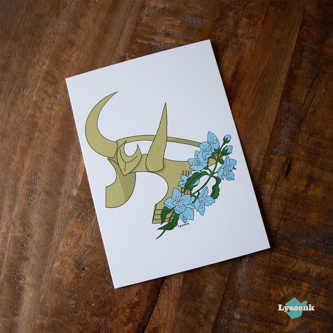 Loki Jasmine Flower Mini Print - Etsy