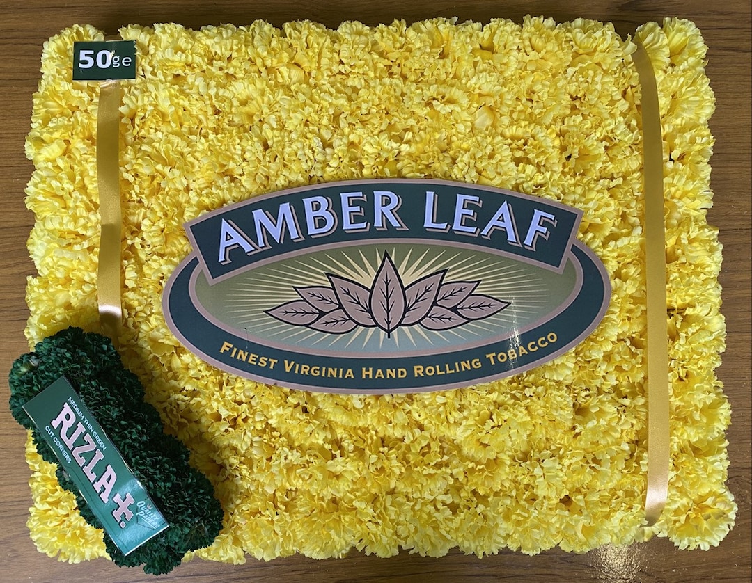 TOBACCO POUCH CIGARETTE Roll Rizzla Skins Pipe Bacci Funeral Memorial ...