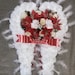 Angel Wings Funeral With Feathers Memorial Tribute Artificial Flowers ...