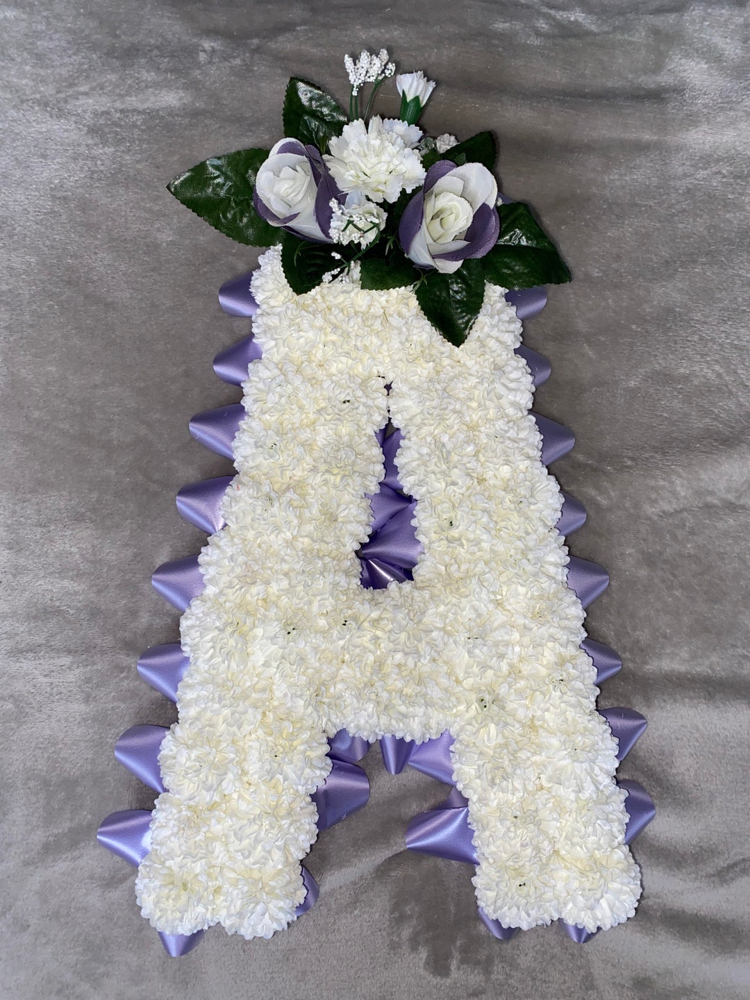 SINGLE LETTER Birthday Alphabet DECORATION Funeral Memorial Tribute ...