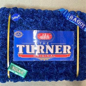 TOBACCO POUCH CIGARETTE Roll Rizzla Skins Pipe Bacci Funeral Memorial ...