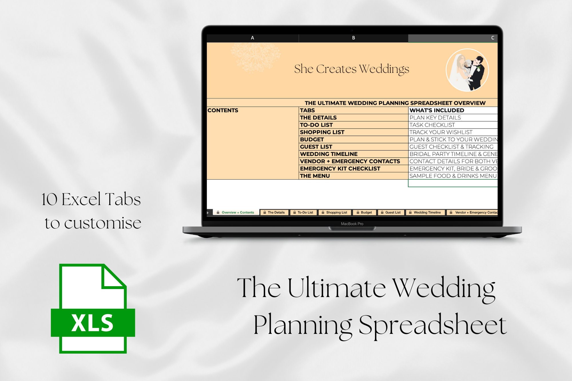 The Ultimate Wedding Planning Budget Spreadsheet She Creates Weddings ...