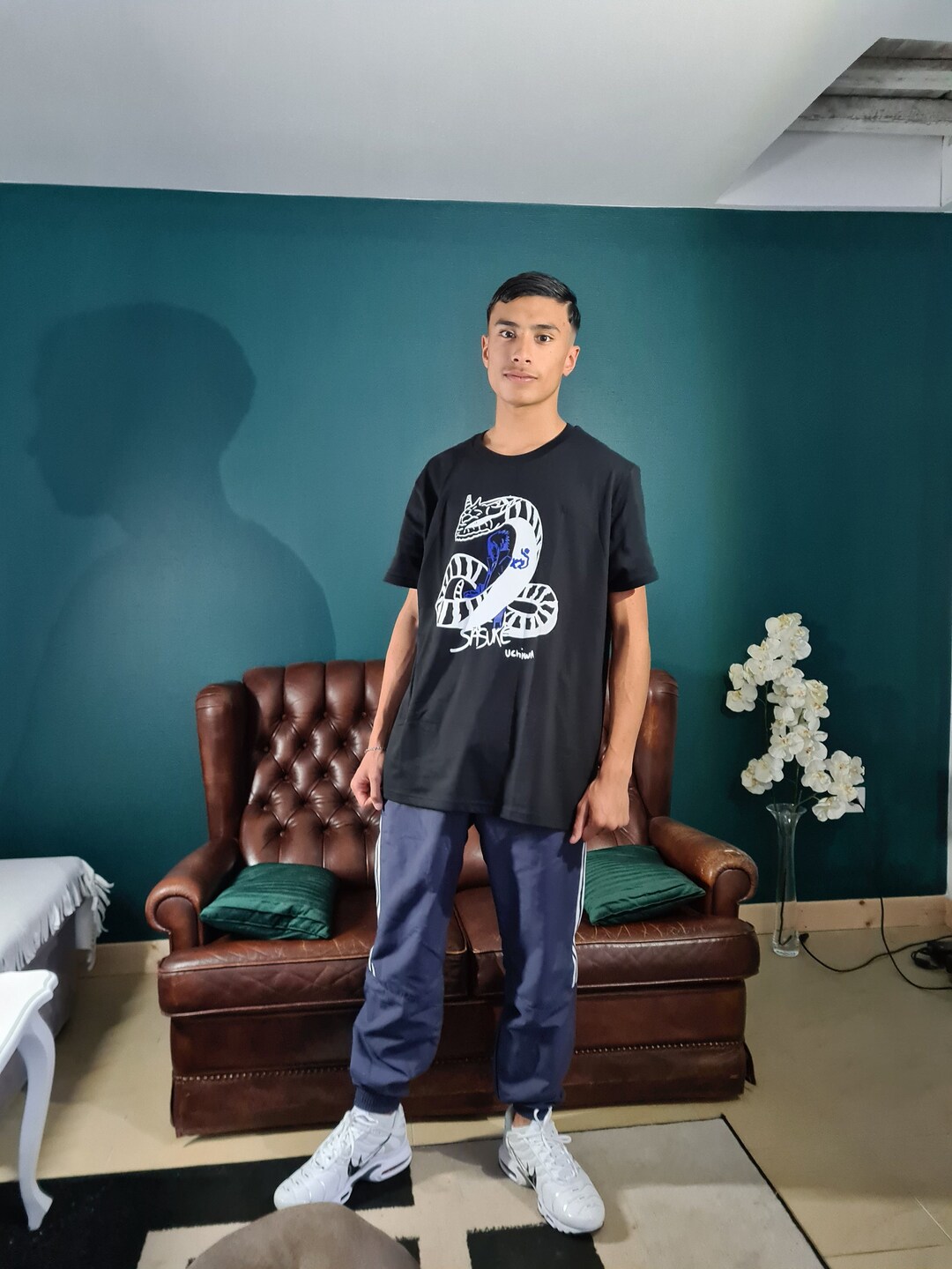 Sasuke Uchiha and Manda T-shirt, Sasuke Uchiha Shirt, Naruto Shirt ...