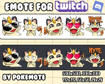 Twitch & Discord Emote Pack Mewtwo | Etsy