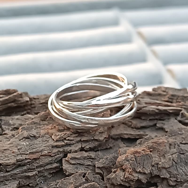 Sterling Roller Ring - Etsy