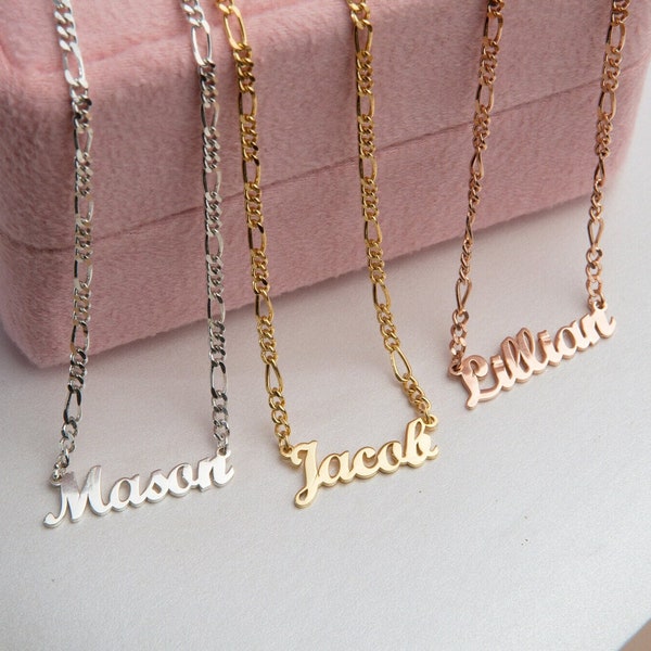 Gold Name Necklace - Etsy