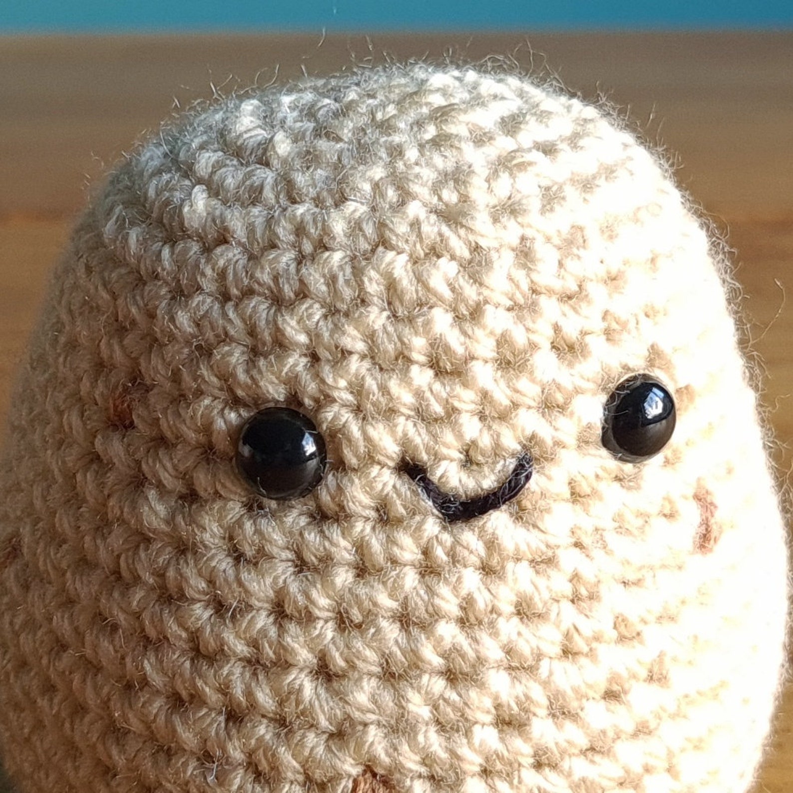 Potato Plushie | Handmade Crochet Potato | Amigurumi Food Plush | Cute ...