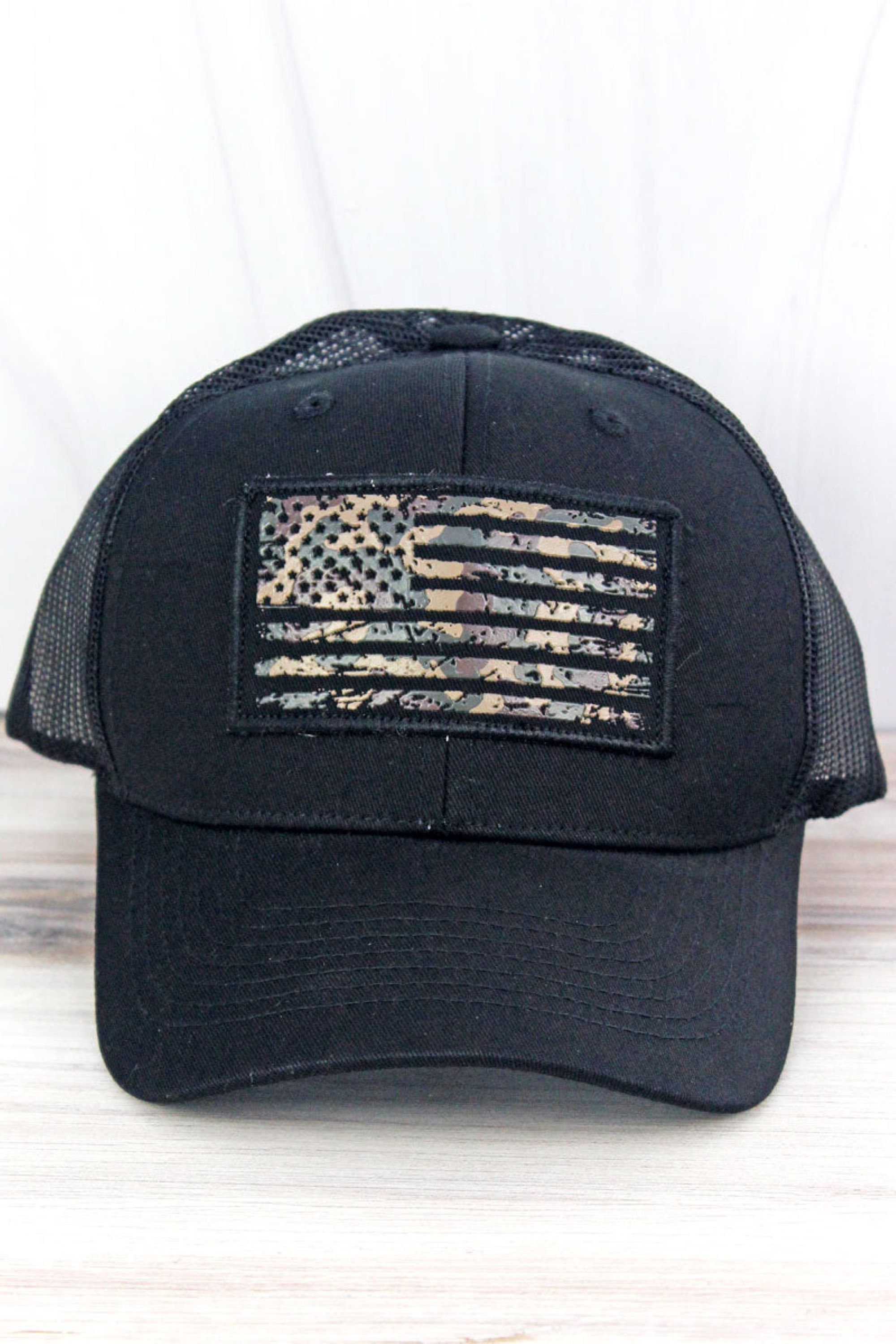 Men's Baseball Hat, Men's American Flag Camouflage Mesh Cap, Patriotic ...